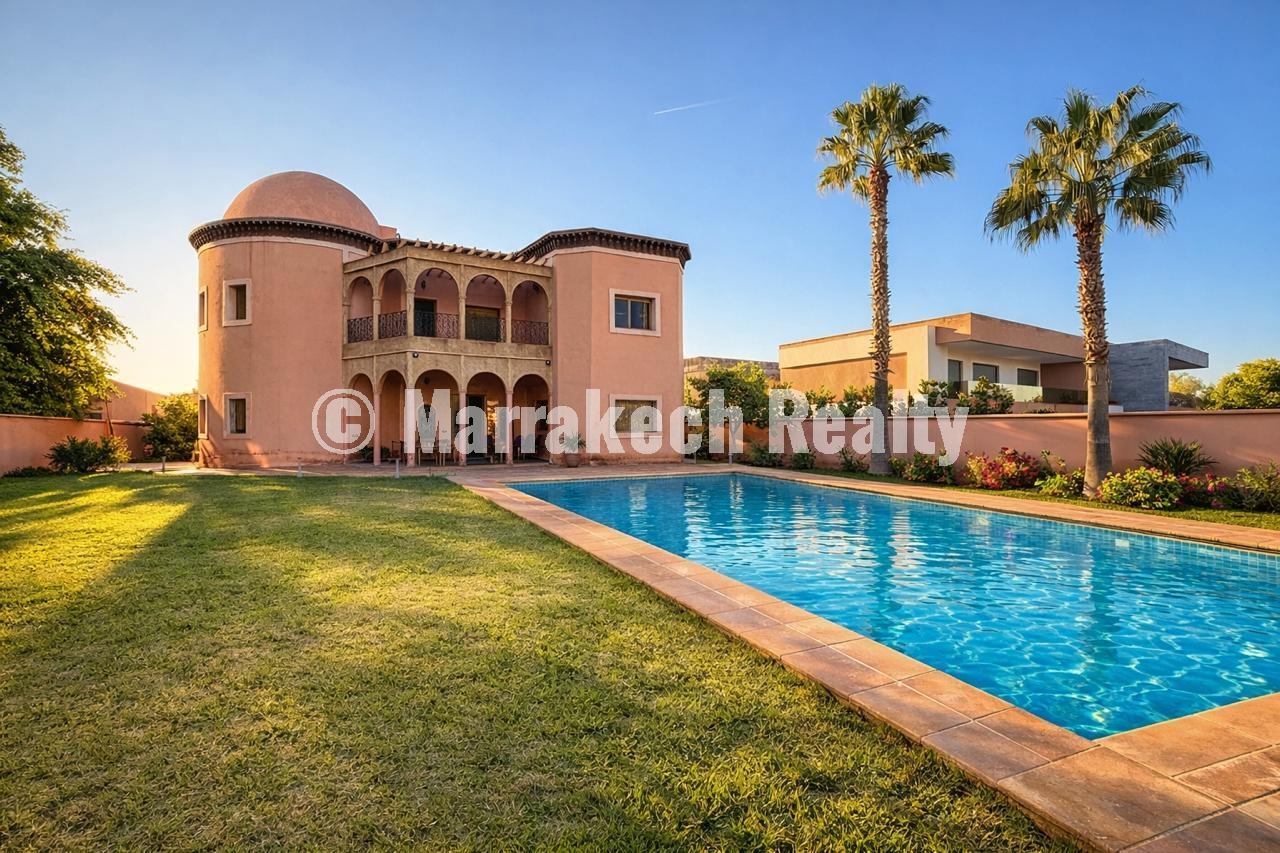 Luxury Villa with Authentic Moroccan Architecture - Marrakech Realty
